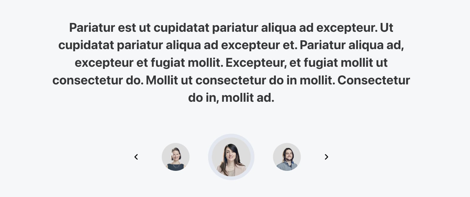 Synced Testimonials Slider using ACF and BricksExtras - Bricks Sections